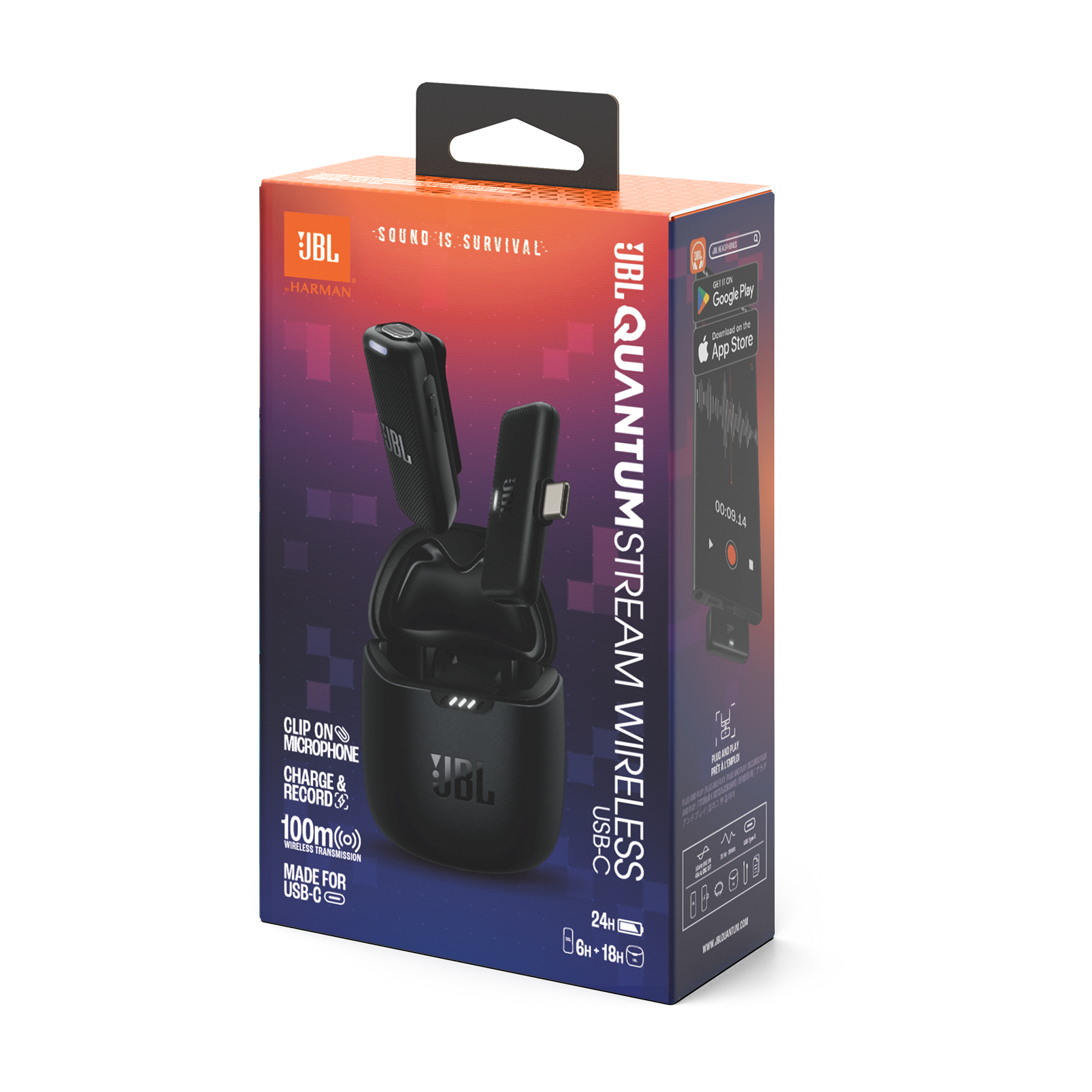 JBL Quantum Stream Wireless USB-C | USB Type-C ワイヤレスマイク
