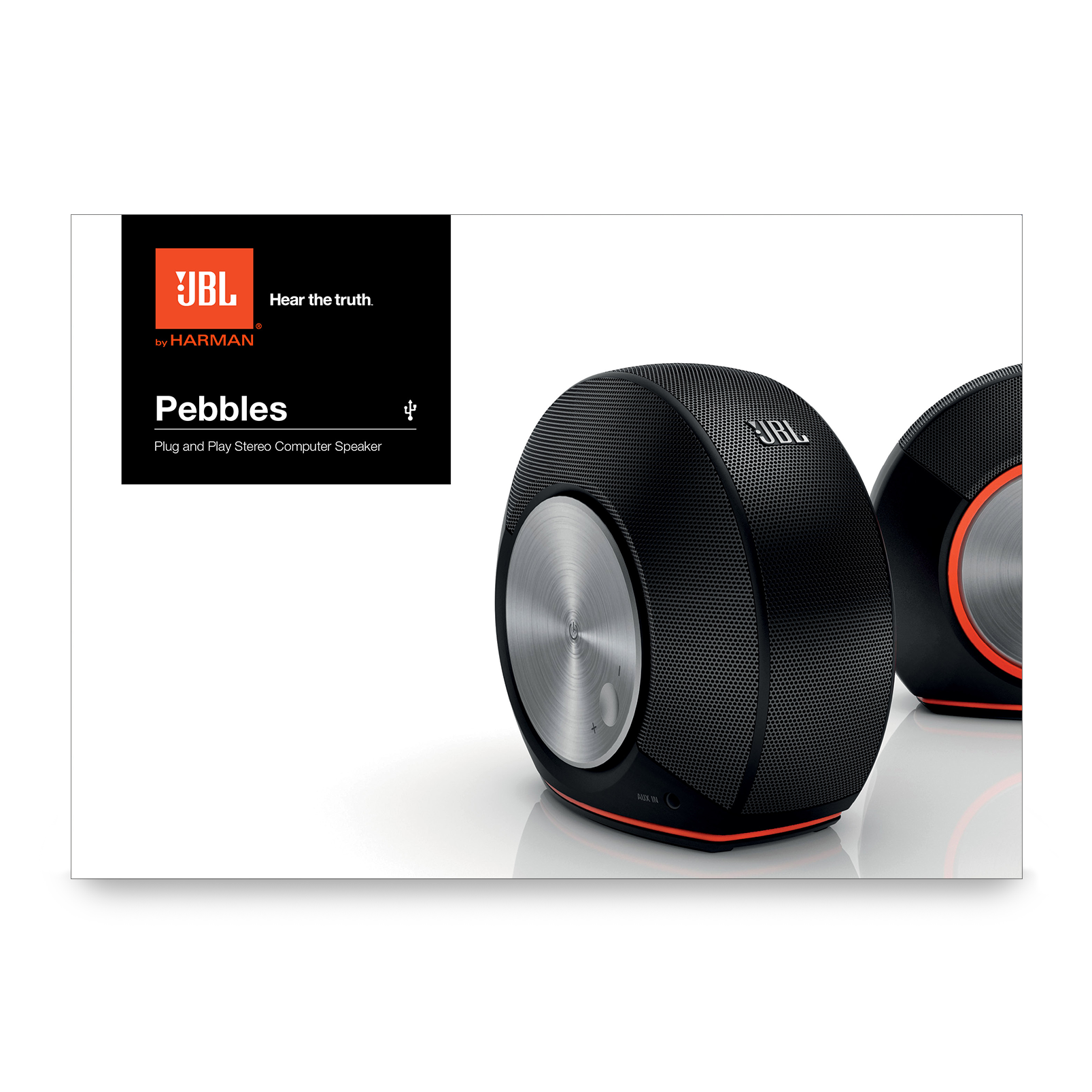 JBL Pebbles | USB接続のパソコン用スピーカー